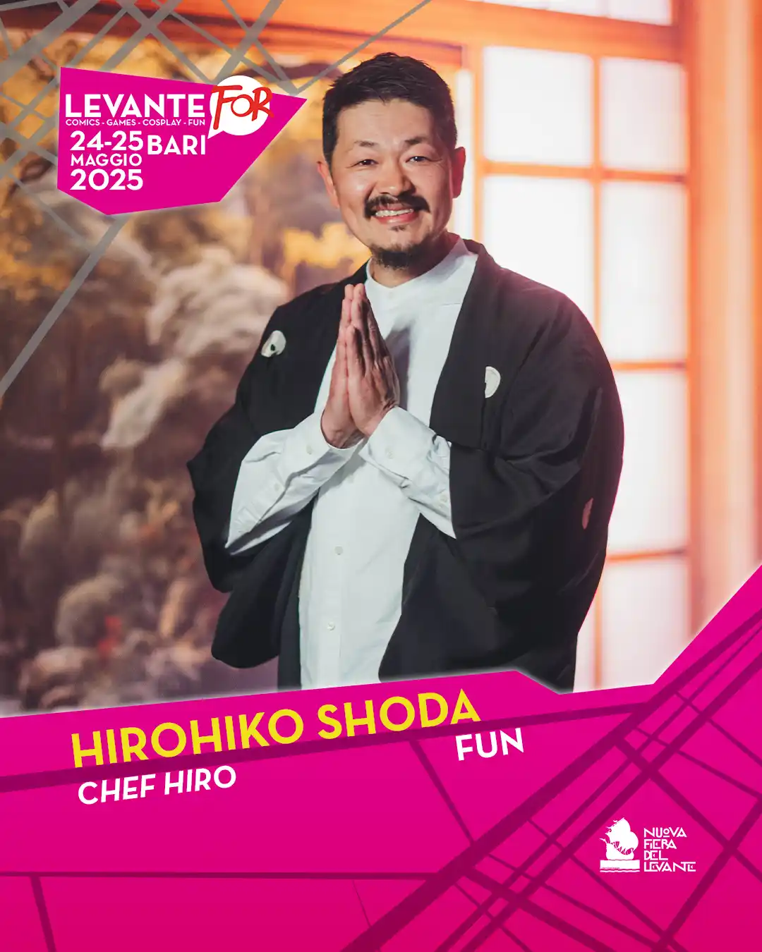 Chef Hiro - LevanteFor - 24 e 25 Maggio 2025 - Nuova Fiera del Levante ...